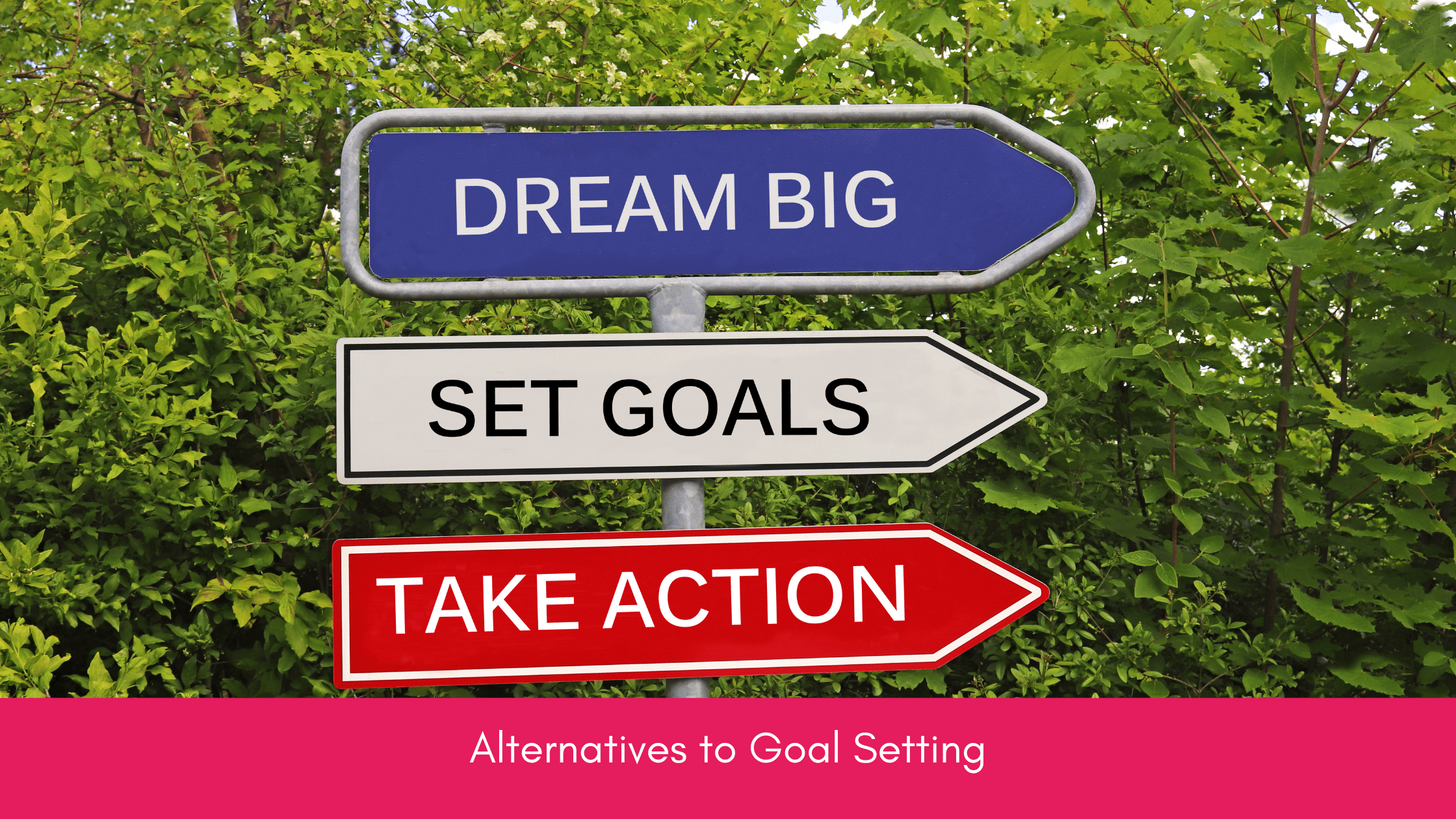 Alternatives to goal setting